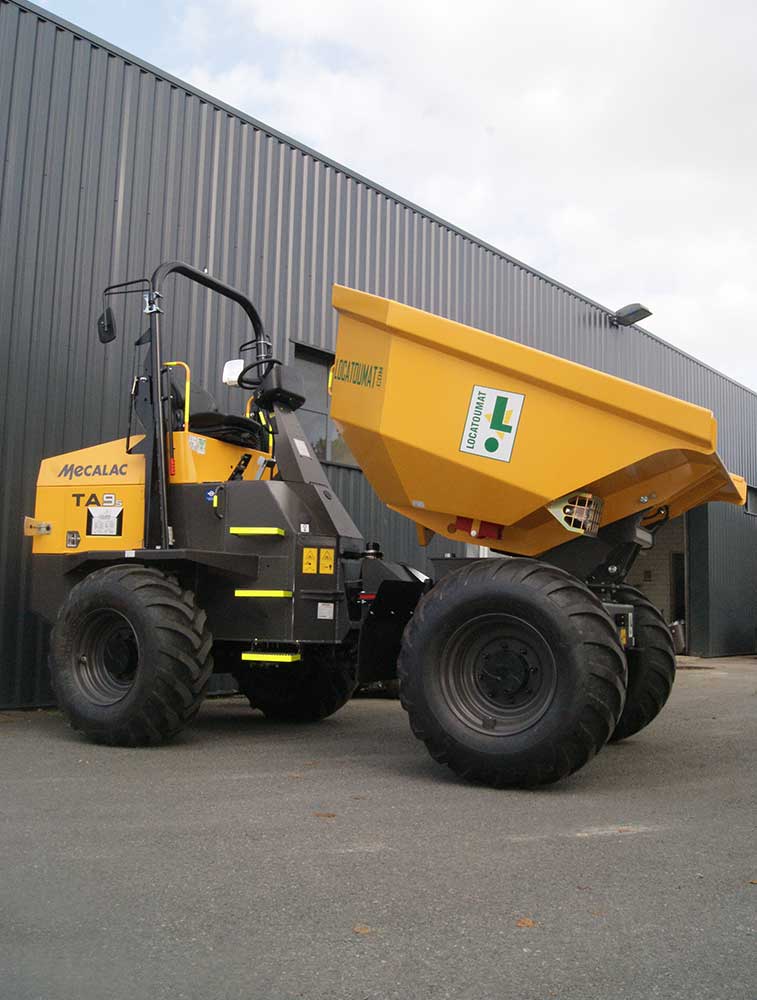 Remblayage Dumper articulé 9T avec caméra